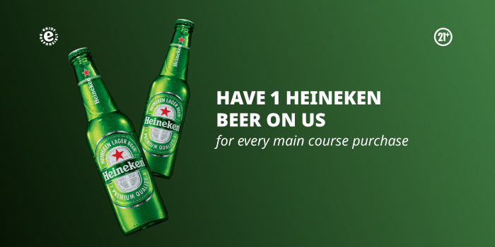On The Menu | Heineken-promo-code-banner