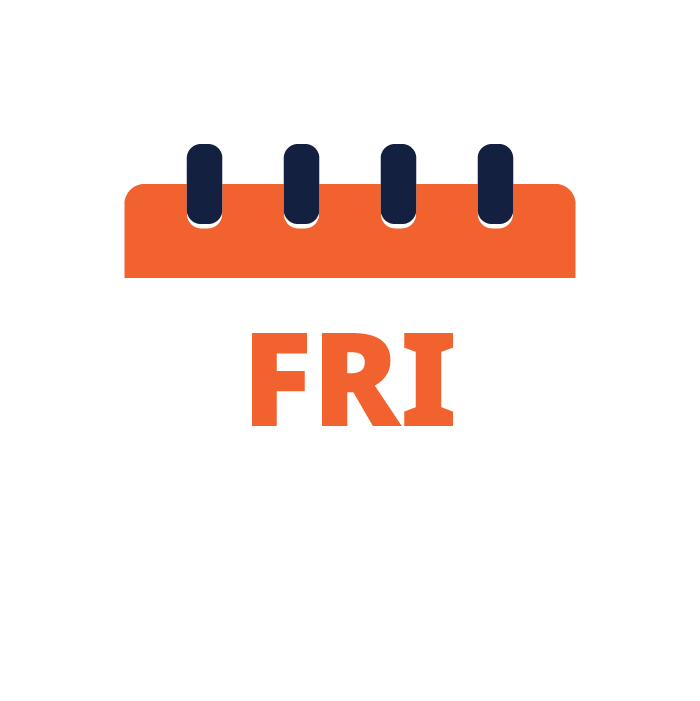 On The Menu | icons – calendar-fri