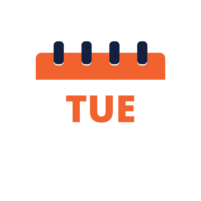 On The Menu | icons – calendar-tue