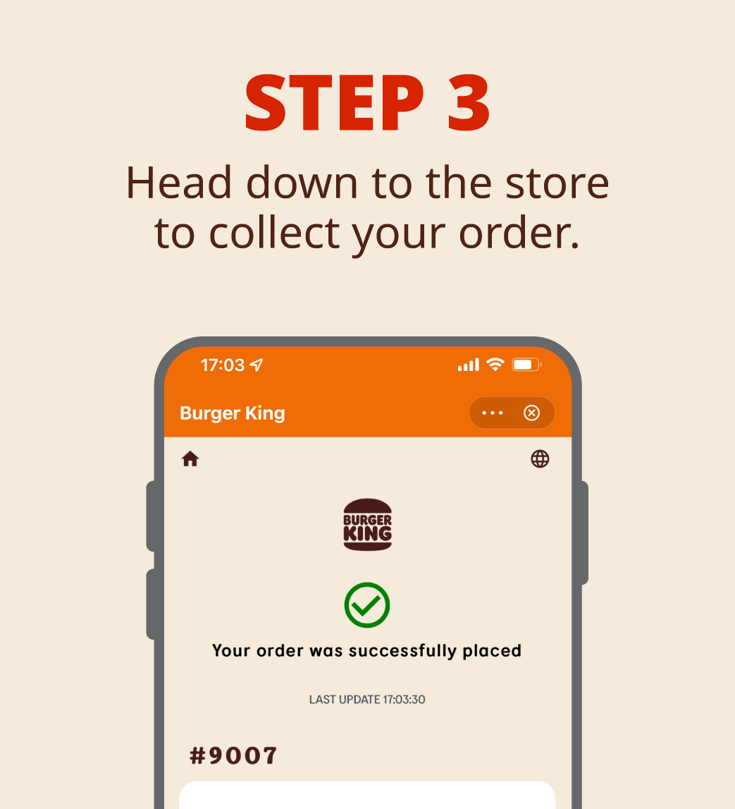 On The Menu | BK Screen Update_App_Step 3